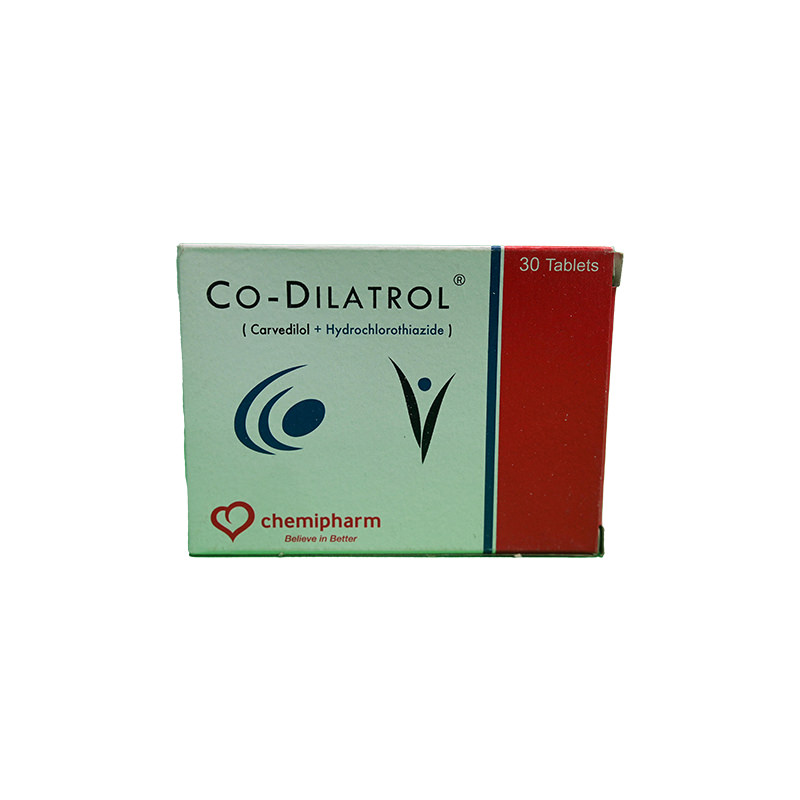 CO DILATROL 25 MG 30 TABLET | Abdin Pharmacies