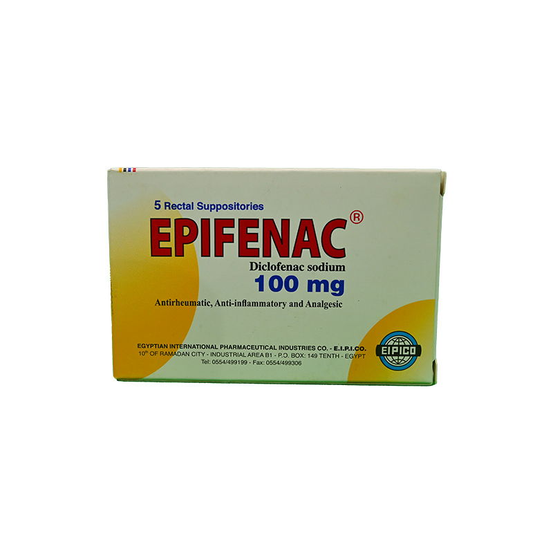 EPIFENAC 100 MG 5 SUPPOSITORIES | Abdin Pharmacies