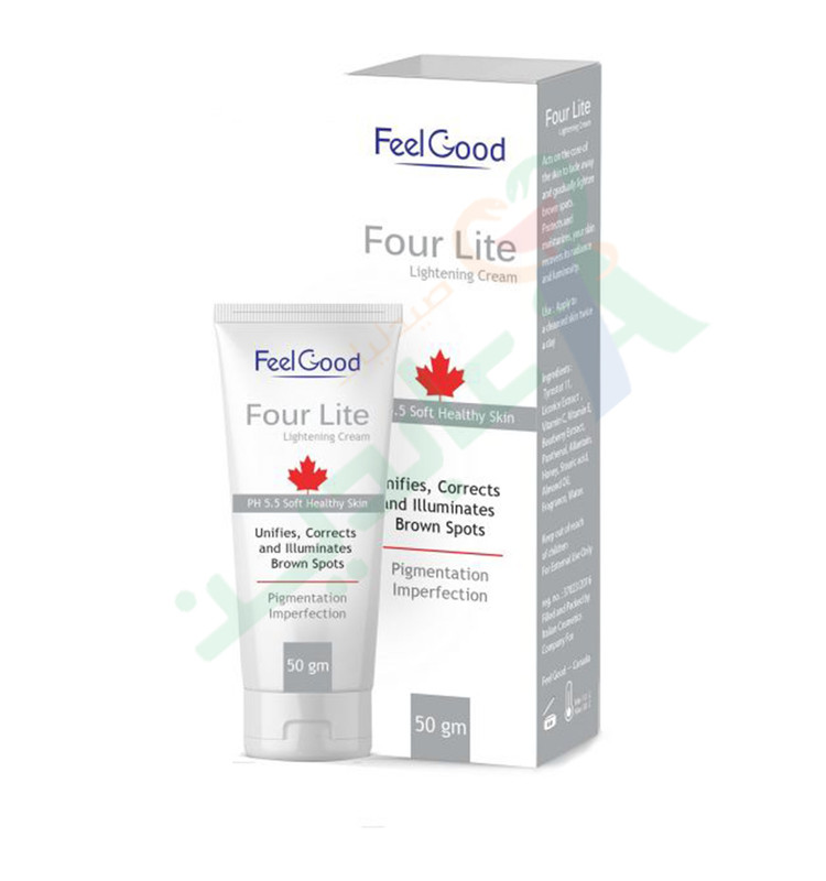FEEL GOOD FOUR LITE LIGHTENING CREAM 50GM | Abdin Pharmacies