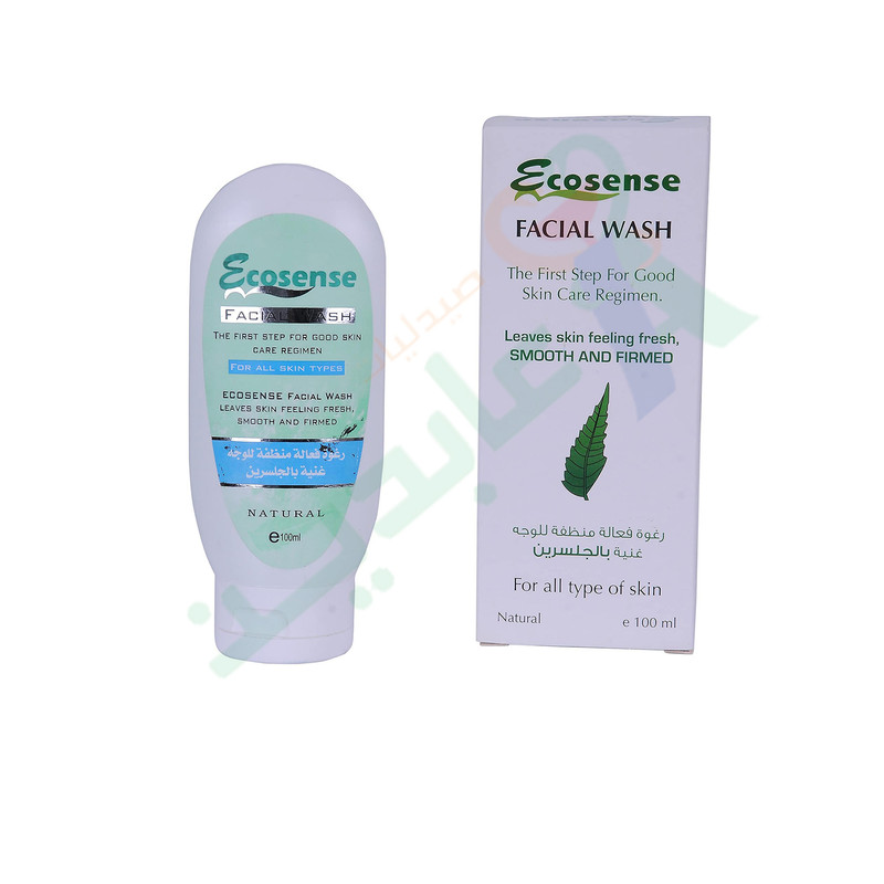 ECOSENSE FACIAL WASH 100 ML | Abdin Pharmacies