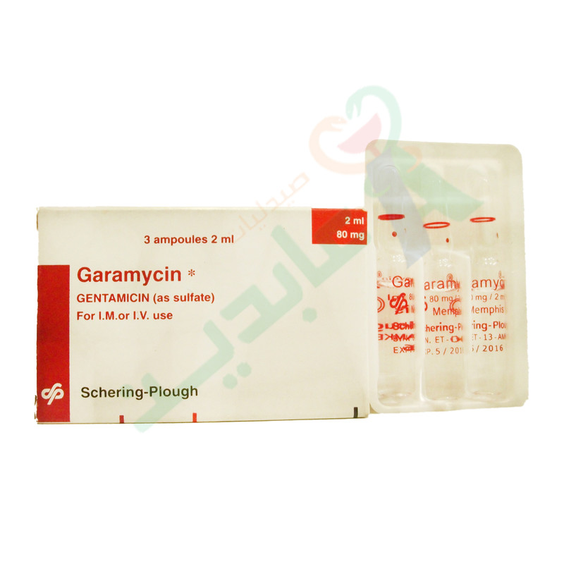 GARAMYCIN 80 MG 3 AMPULES-- | Abdin Pharmacies