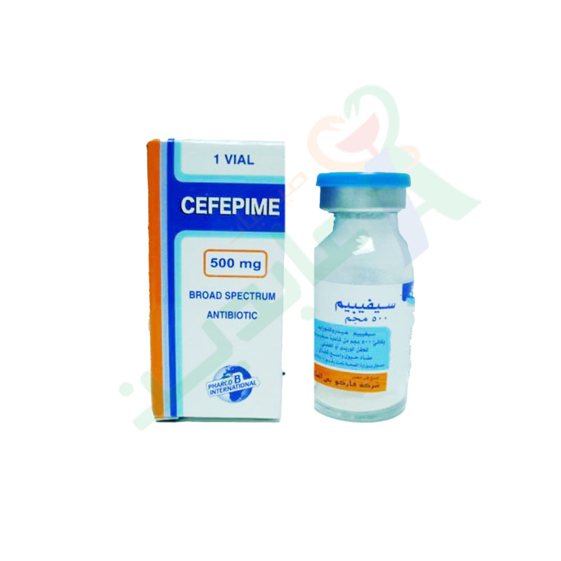 CEFEPIME 500 MG VIAL-- | Abdin Pharmacies