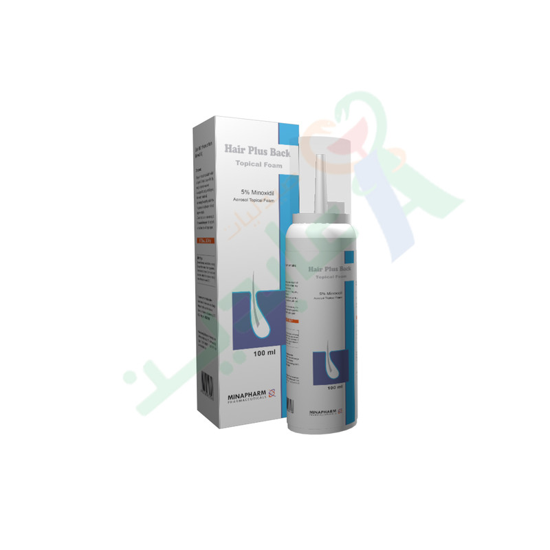 HAIRBACK PLUS TOPICAL FOAM 5% 100 ML | Abdin Pharmacies