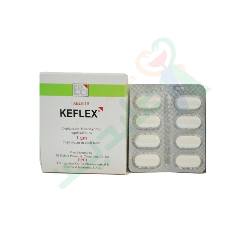 KEFLEX 1 GM 16 TABLET-- | Abdin Pharmacies