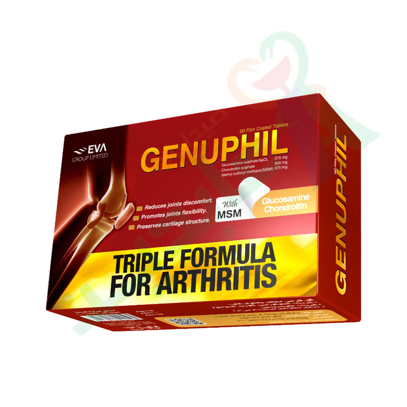 GENUPHIL 50 TABLET-- | Abdin Pharmacies