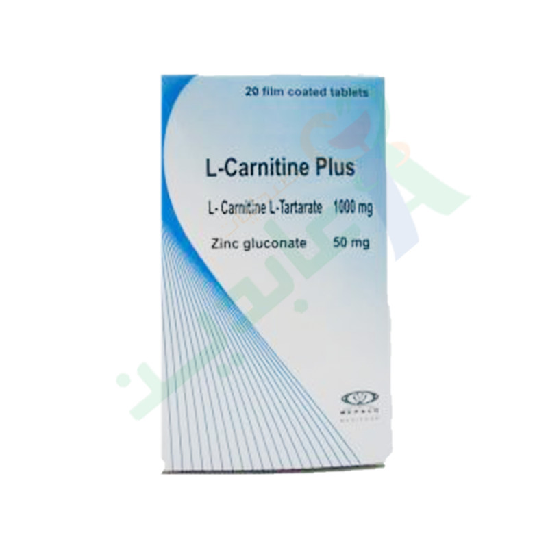 L CARNITINE PLUS 20 TABLET-- | Abdin Pharmacies