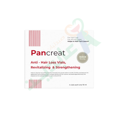 PANCREAT ANTI HAIR LOSS VIALS 10ML-- | Abdin Pharmacies