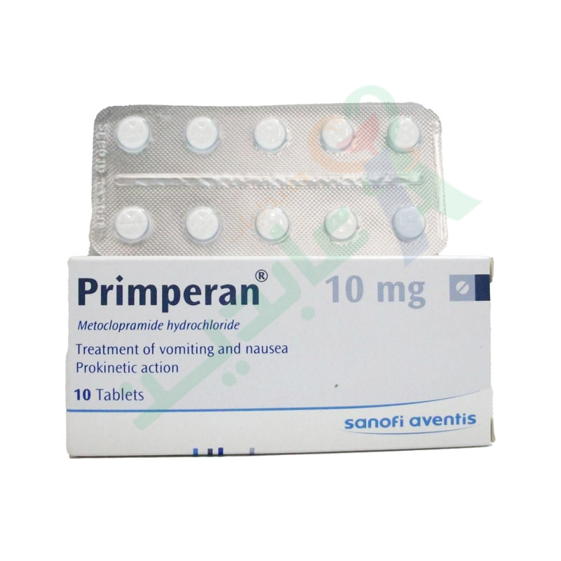 PRIMPERAN 10 MG 10 TABLET-- | Abdin Pharmacies