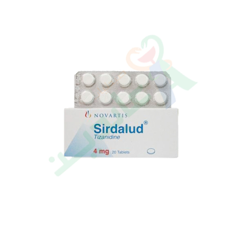 SIRDALUD 4 MG 20 TABLET | Abdin Pharmacies