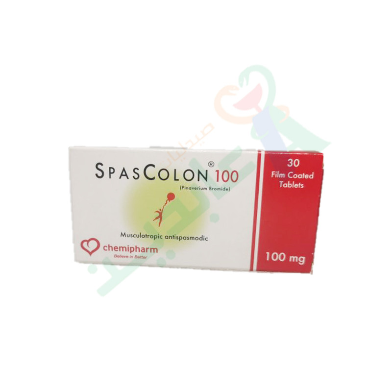 SPASCOLON 100 MG 30 TABLET | Abdin Pharmacies