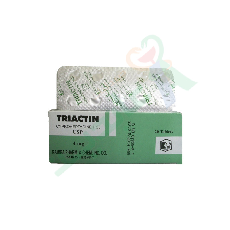 TRIACTIN 4 MG 20 TABLET | Abdin Pharmacies
