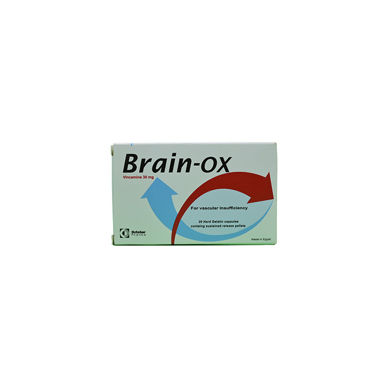 BRAIN-OX 30 MG 20 CAPSULES | Abdin Pharmacies
