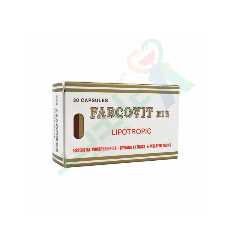 FARCOVIT B12 30 CAPSULES-- | Abdin Pharmacies