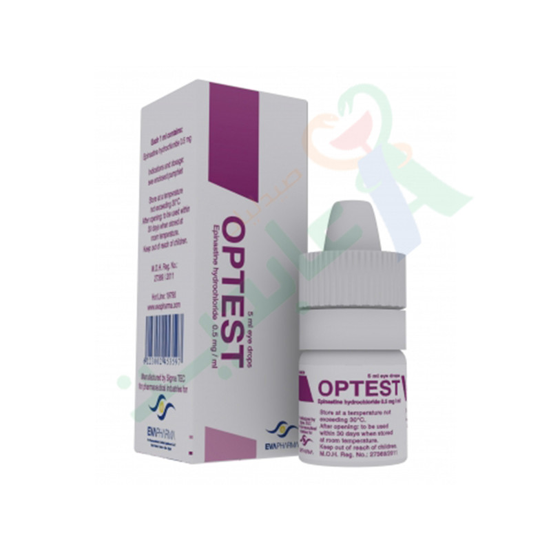 OPTEST EYE DROPS | Abdin Pharmacies