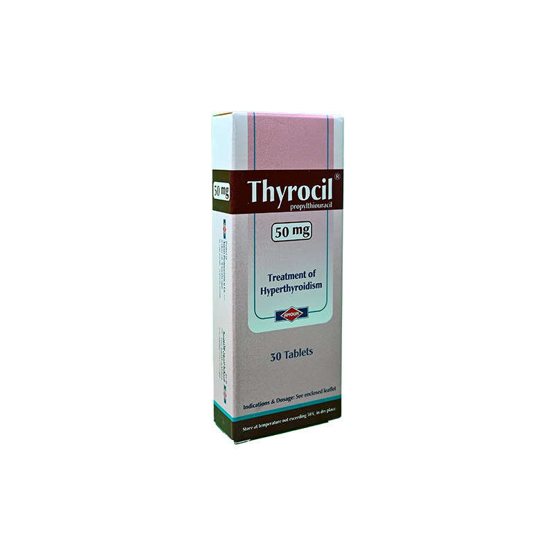 THYROCIL 50 MG 30 TABLET | Abdin Pharmacies