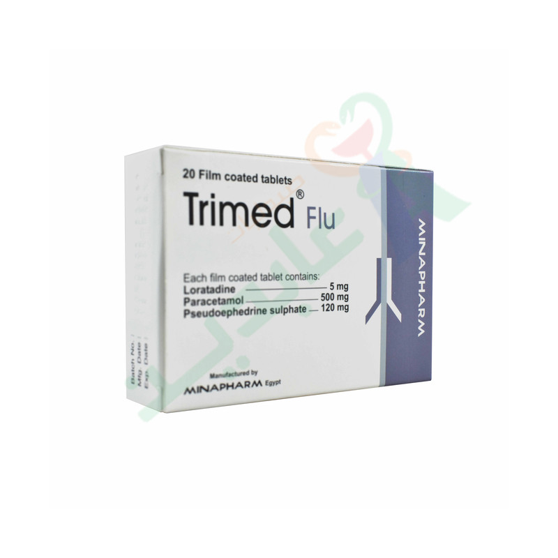 TRIMED FLU 20 TABLET | Abdin Pharmacies