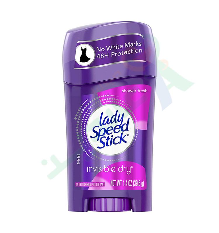 LADY SPEED STICK INVISIBLE DRY 65G-- | Abdin Pharmacies