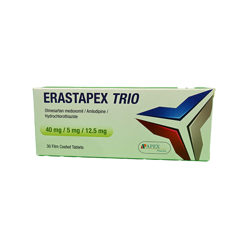 ERASTAPEX TRIO 5/40/12.5 MG 30 TAB | Abdin Pharmacies