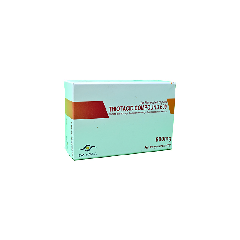 THIOTACID COMPOUND 600 MG 30 CAP | Abdin Pharmacies